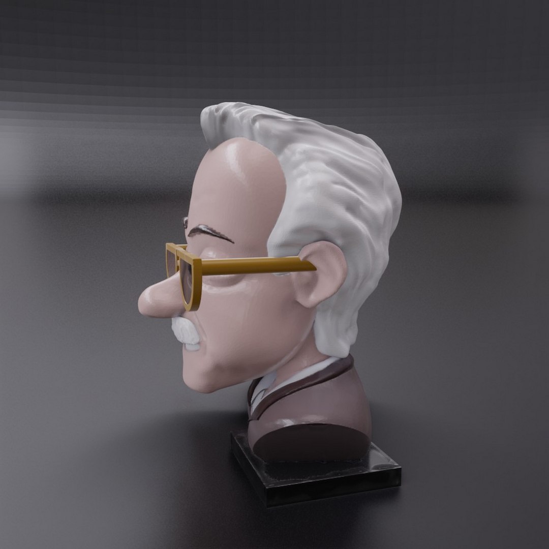 3D 3D Character - Stan Lee - TurboSquid 2119943