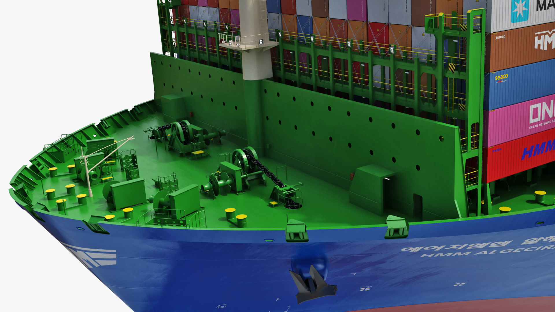 HMM Algeciras Class Container Ship 3D model - TurboSquid 1761925