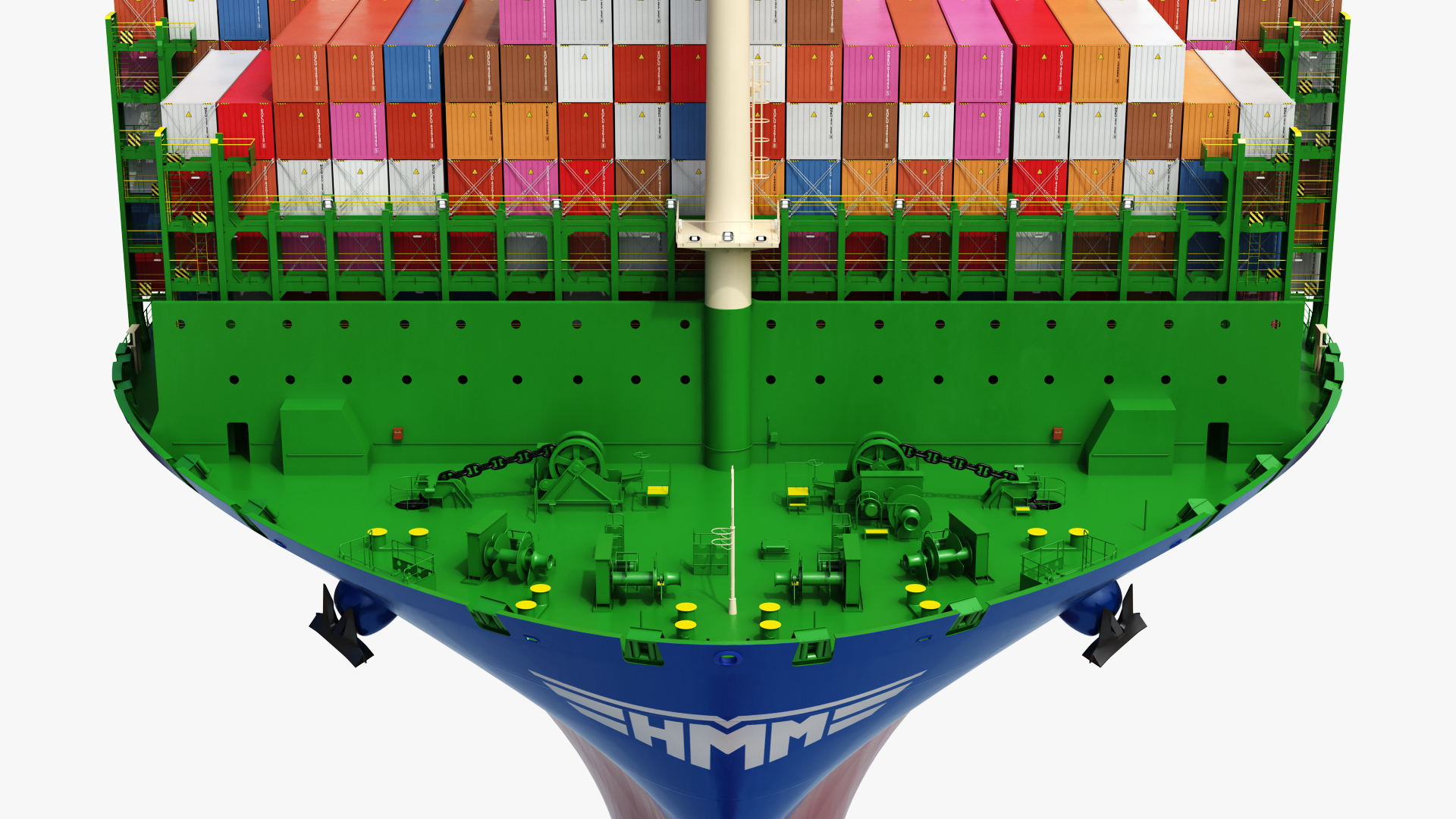 HMM Algeciras Class Container Ship 3D model - TurboSquid 1761925