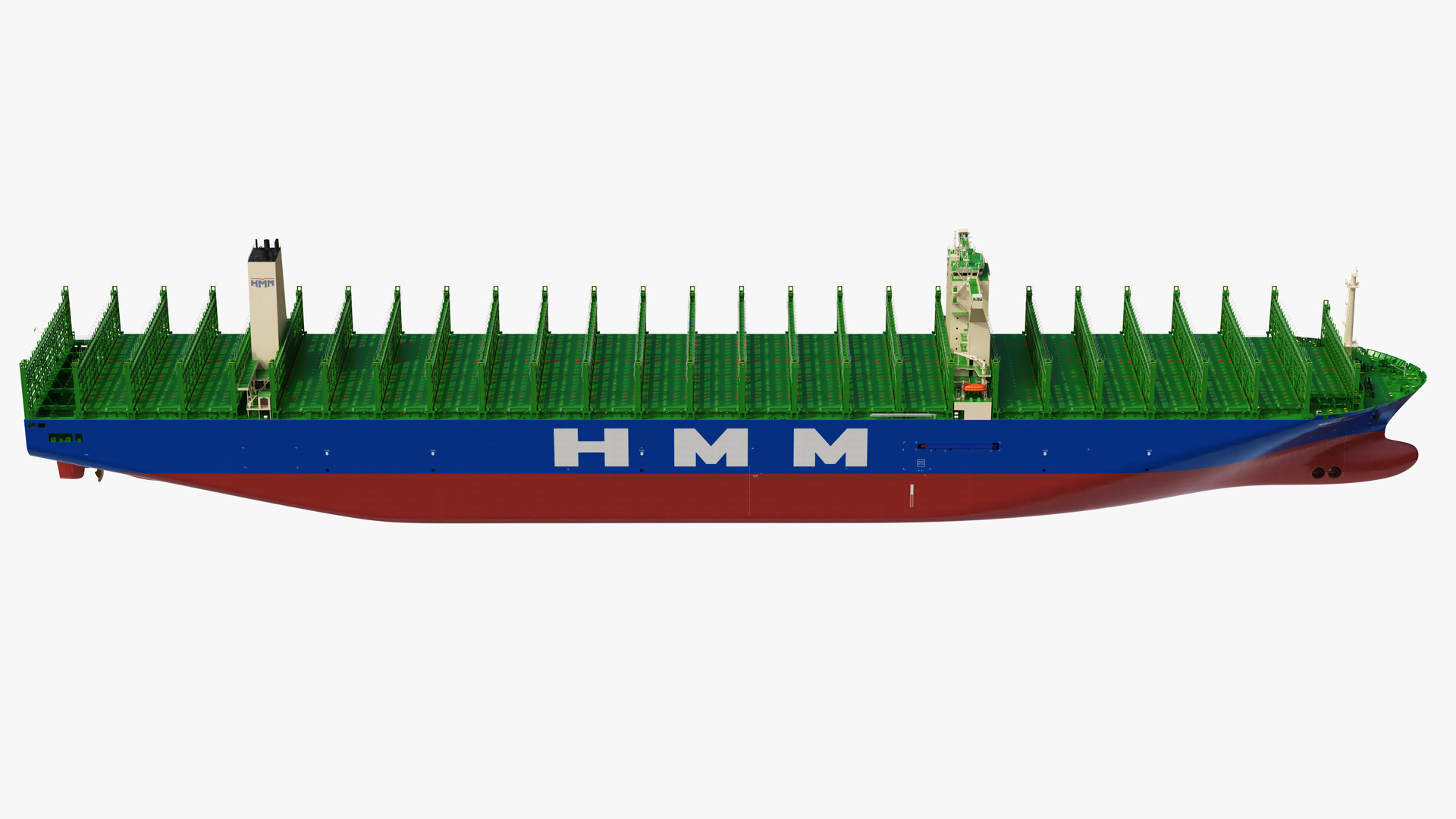 HMM Algeciras Class Container Ship 3D model - TurboSquid 1761925