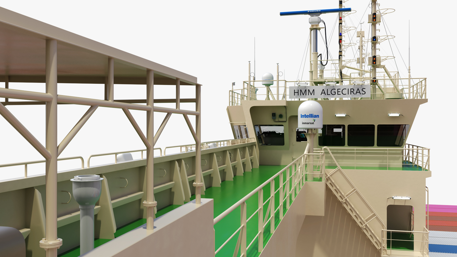 HMM Algeciras Class Container Ship 3D model - TurboSquid 1761925