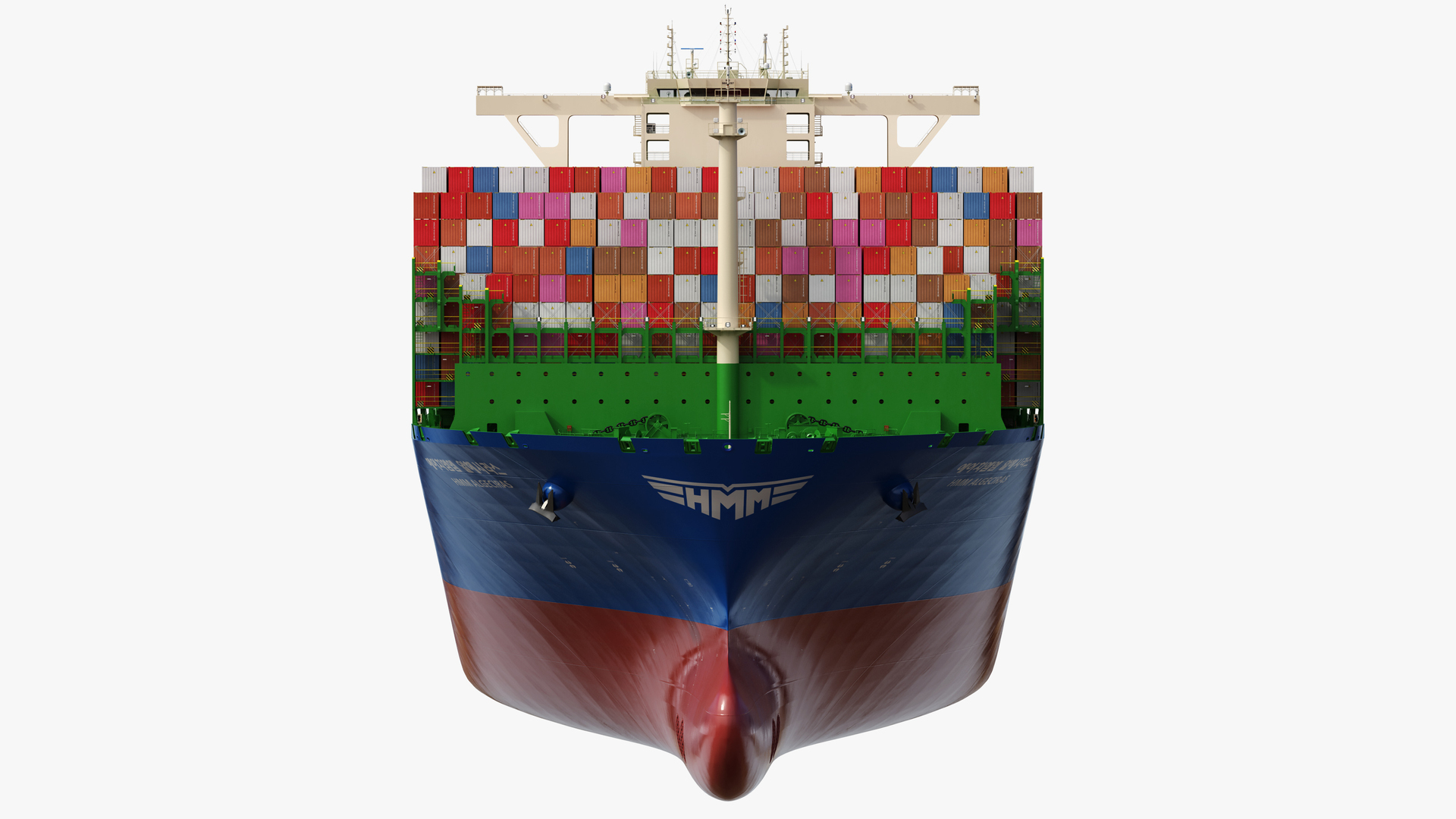 HMM Algeciras Class Container Ship 3D model - TurboSquid 1761925