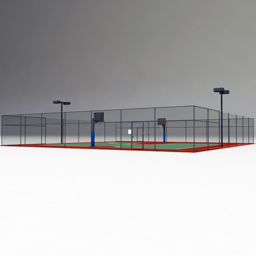 maya basketball modelled