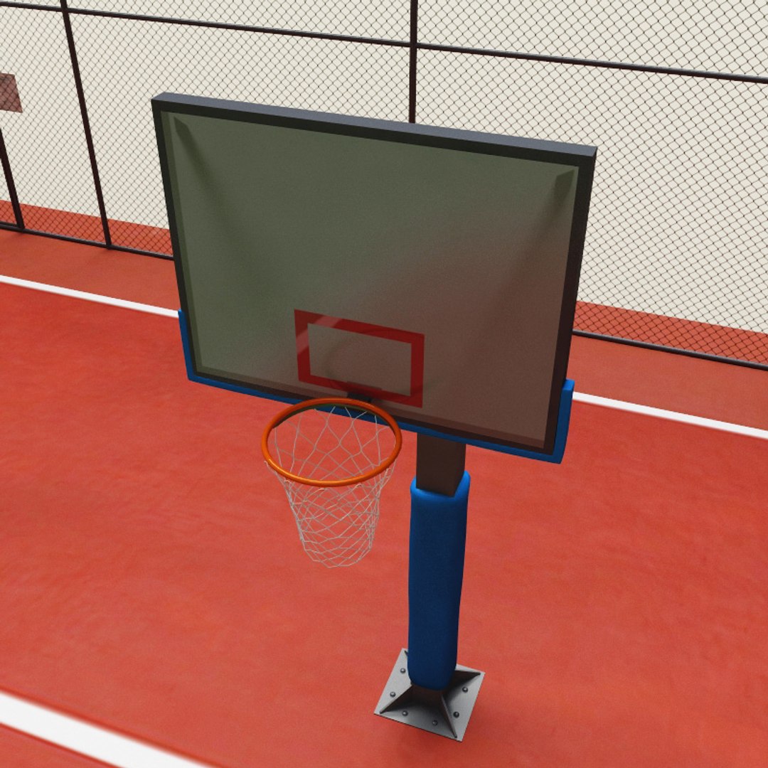 maya basketball modelled