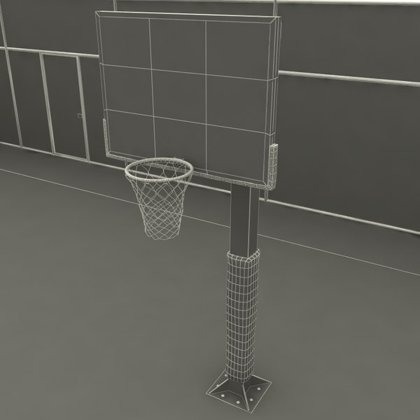 maya basketball modelled