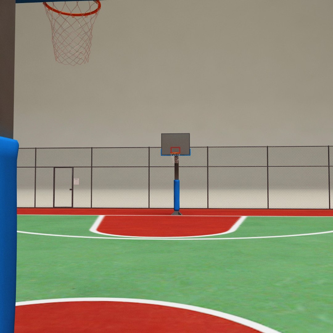maya basketball modelled