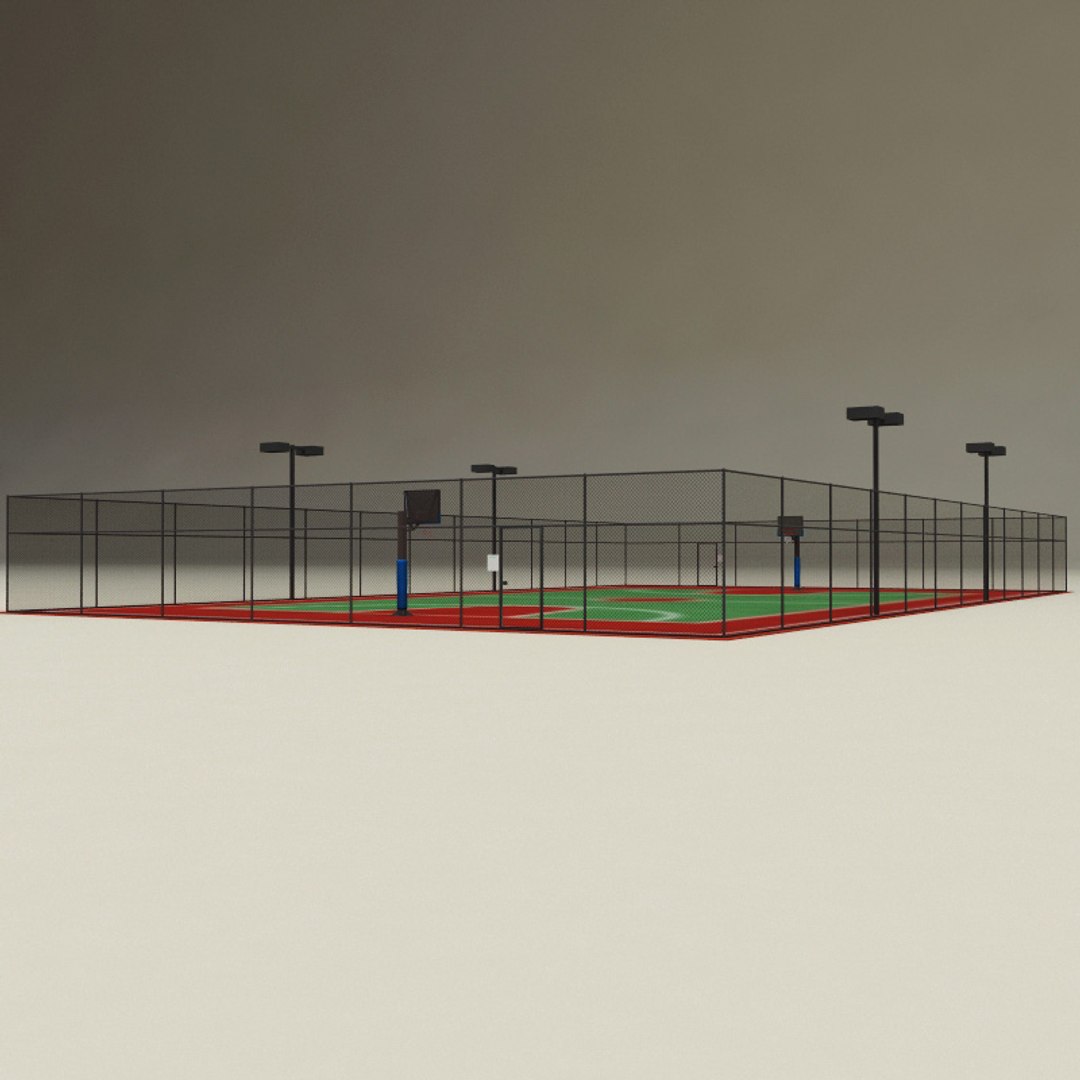 maya basketball modelled