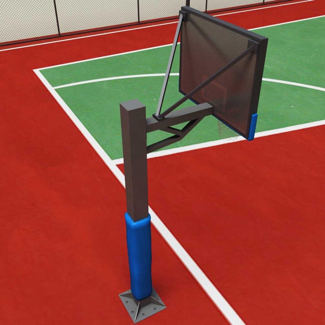 maya basketball modelled