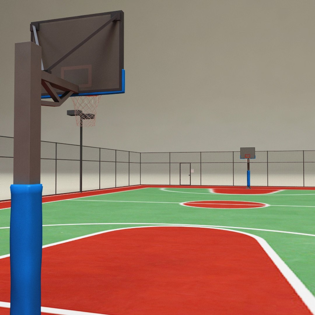 maya basketball modelled
