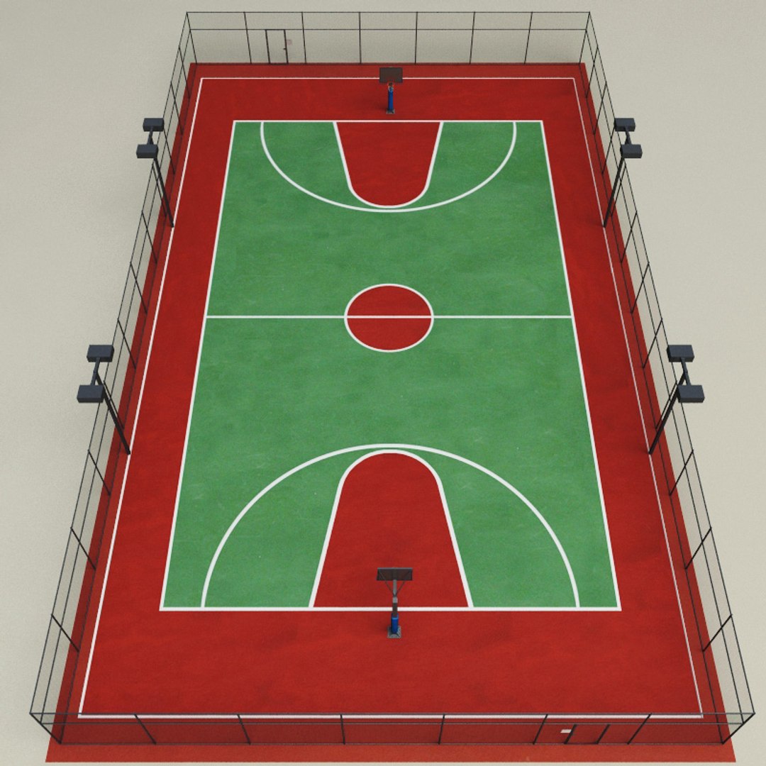 maya basketball modelled