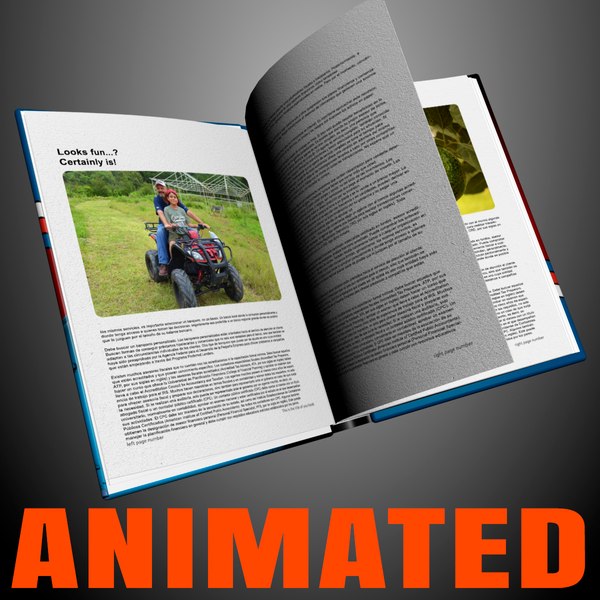 Animated Book 3D Models for Download | TurboSquid