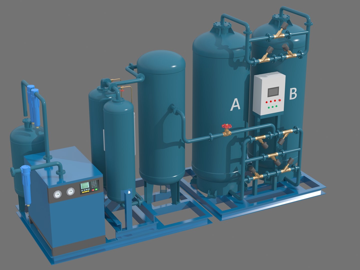 3D Oxygen Machine Model - TurboSquid 2457133
