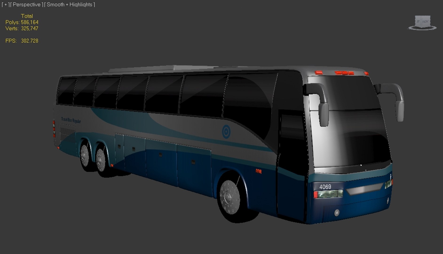 Bus Travel 3D Model - TurboSquid 1262352