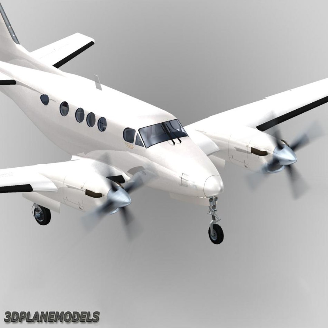 Beechcraft C90 King Air 3d Max