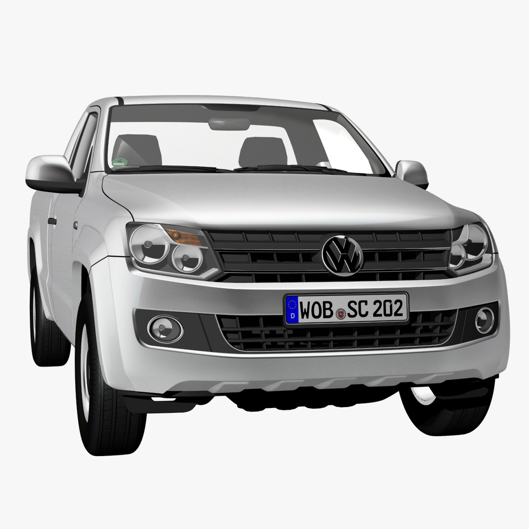 3d model amarok single cab