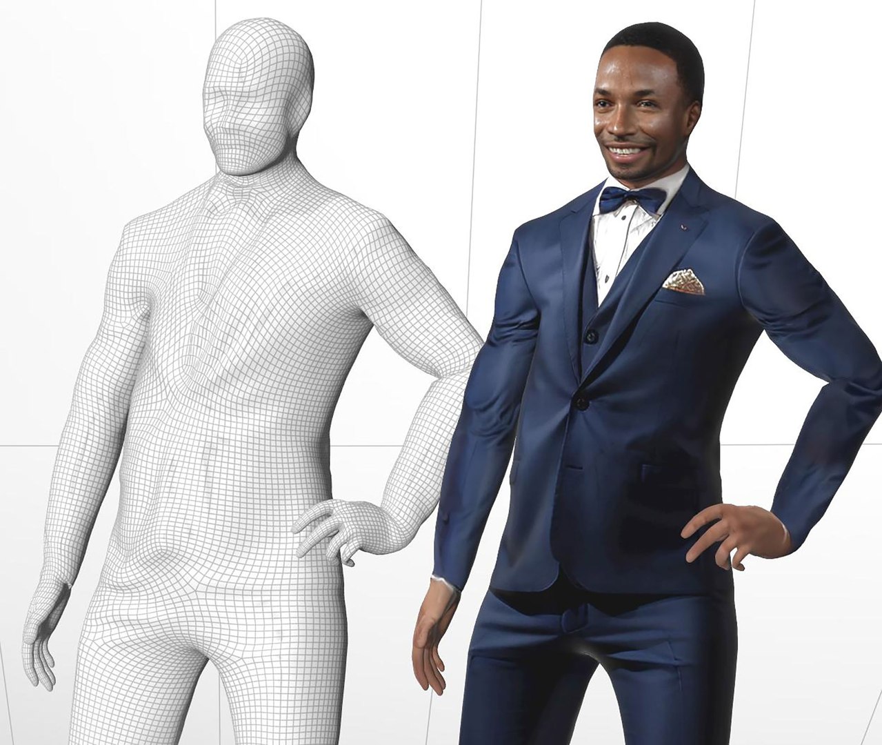 CG AI Human global 96 bodies 3D model - TurboSquid 2088277