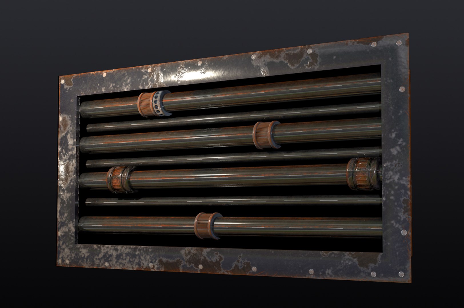 pipe box 3d model