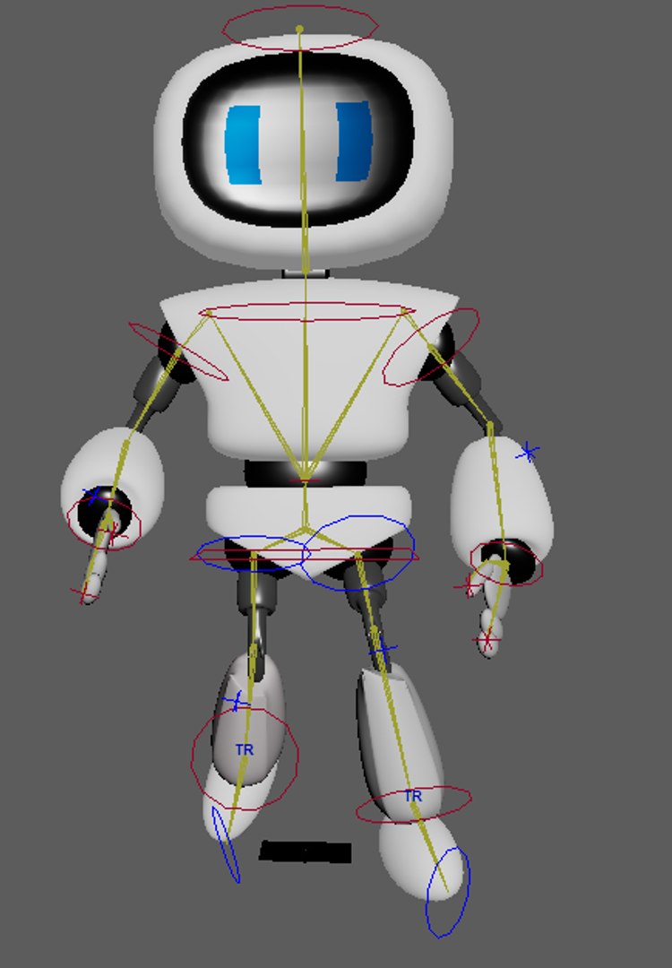 3D Model Basic Robot Rigged - TurboSquid 1969267