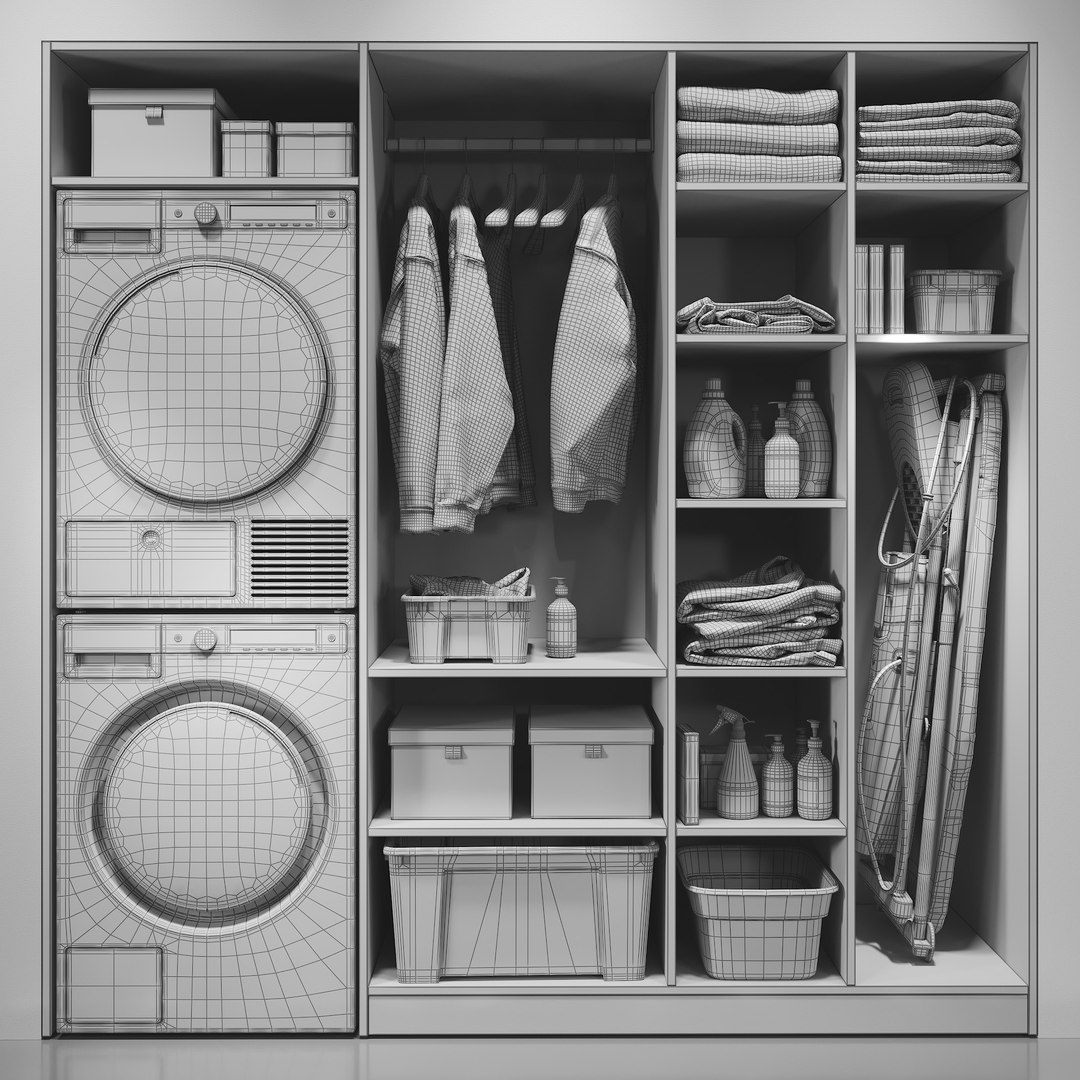 3D Laundry Room 0005 - TurboSquid 1790479