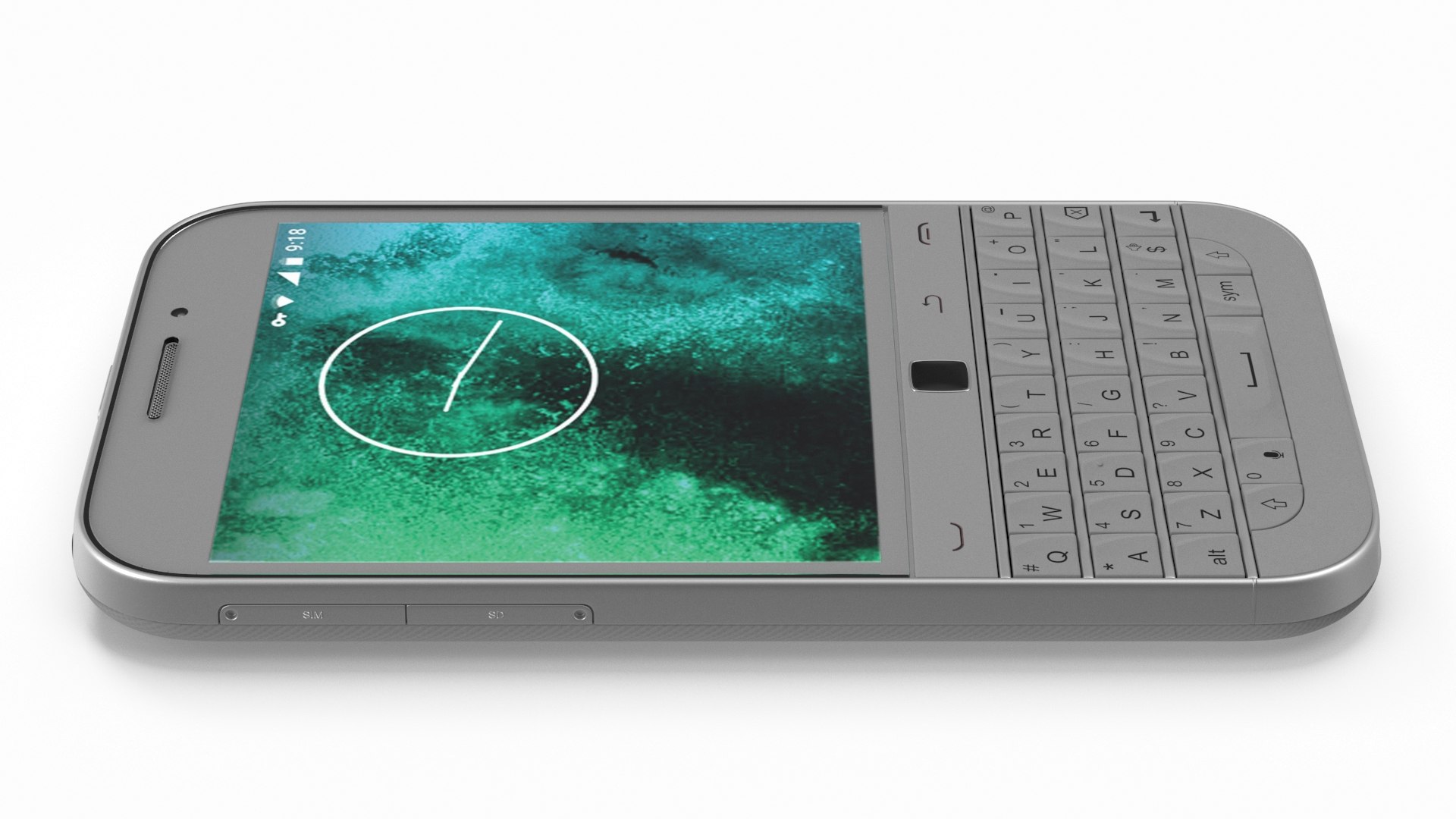 3D Smartphone With Qwerty Keyboard Grey Model - TurboSquid 2237085