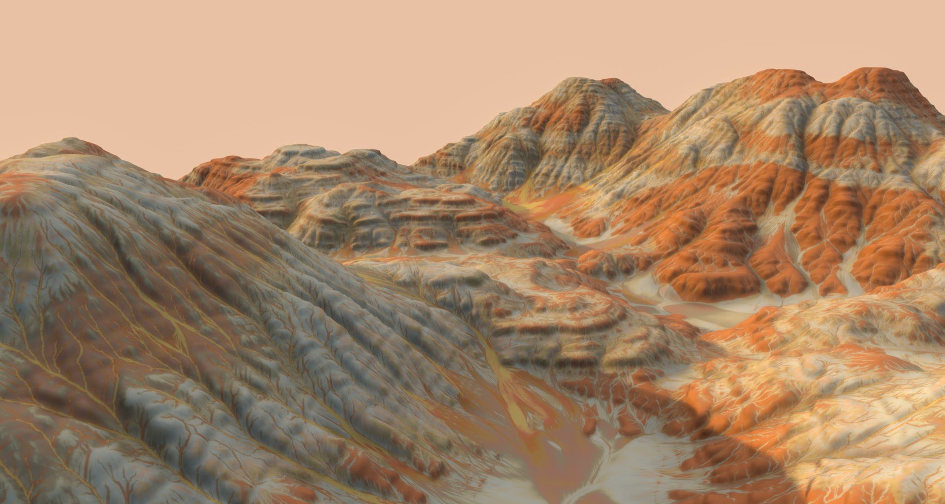 3D desert terrain - TurboSquid 1302813