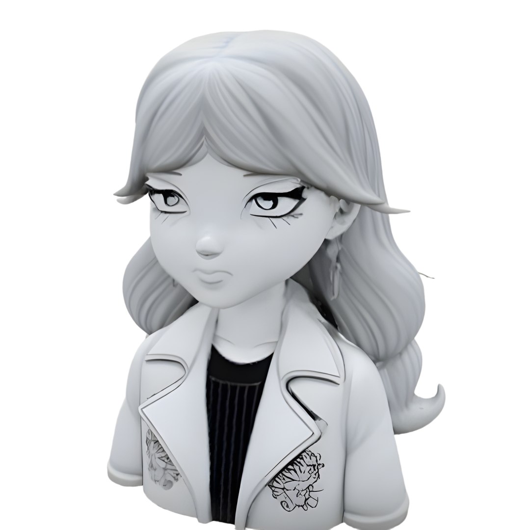 Anime Character Bust Collection 3D Model - TurboSquid 2310843