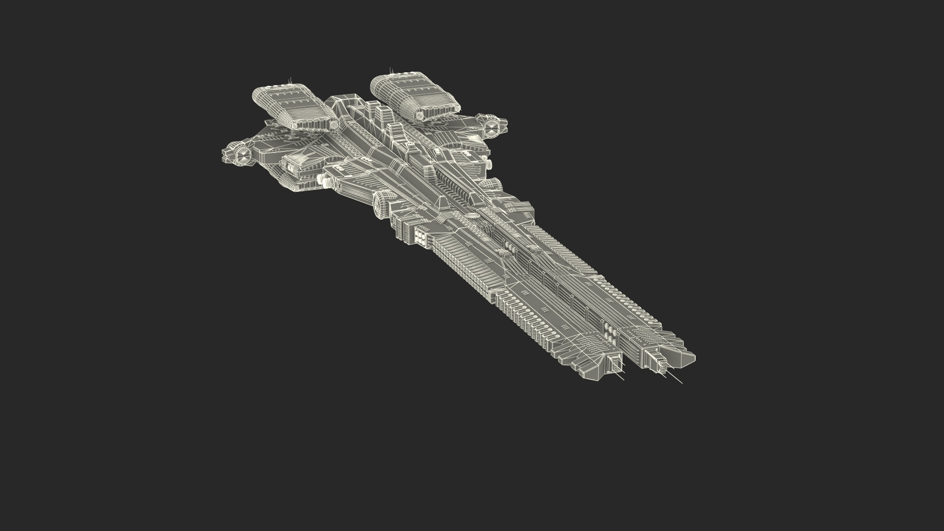 3D Sci Fi Interplanetary Spacecraft Light Model - TurboSquid 2226150