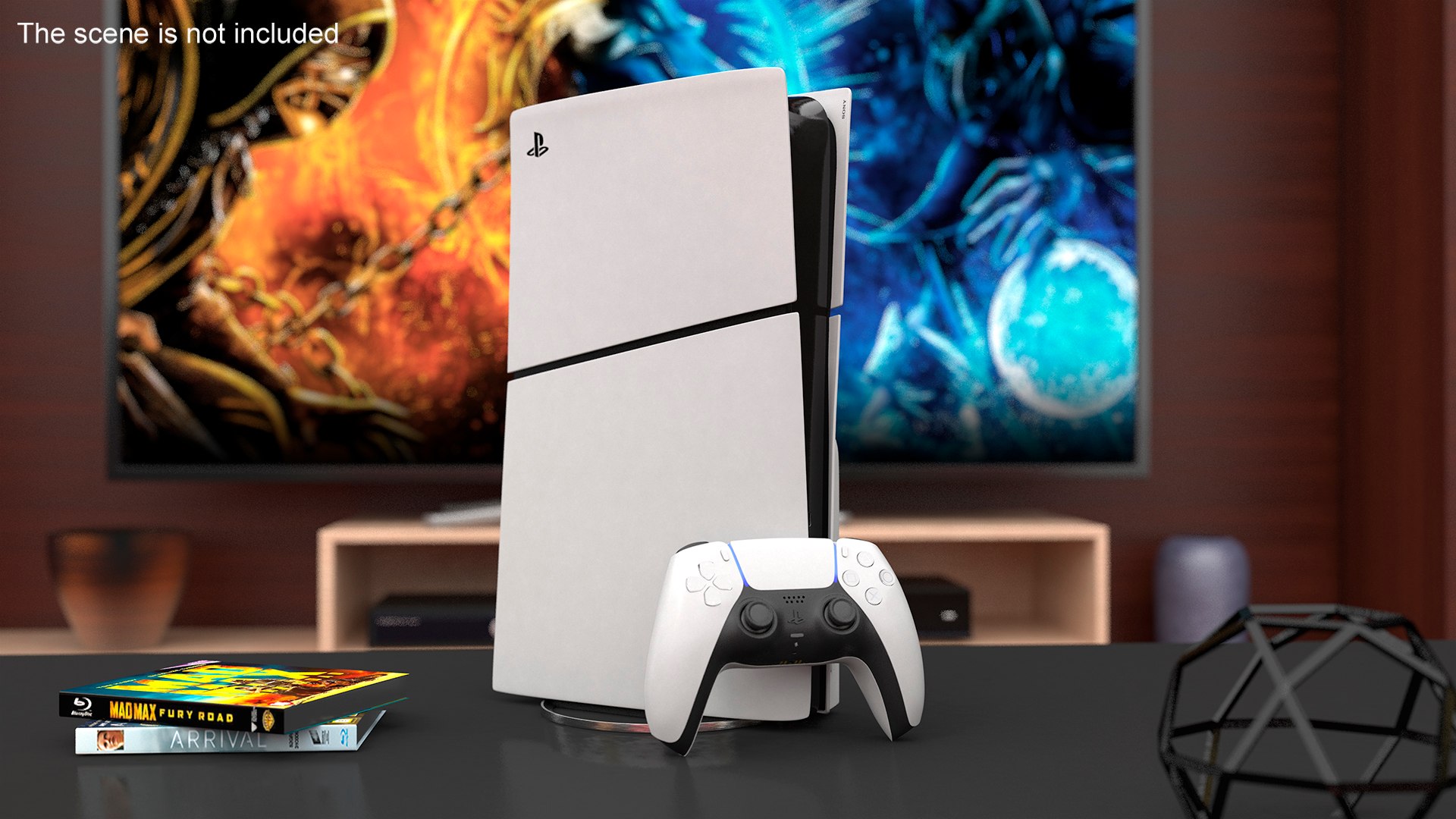 Sony Playstation 5 Ps5 Slim White 3d Model Turbosquid 2203241