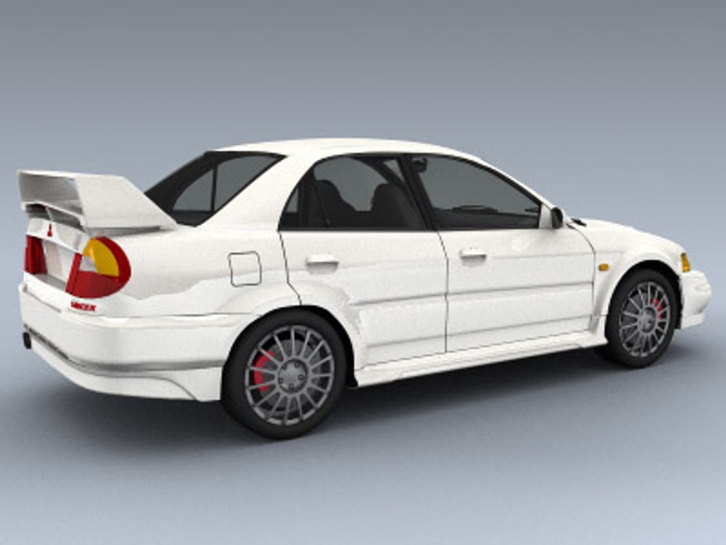 3d Mitsubishi Lancer Evo Vi