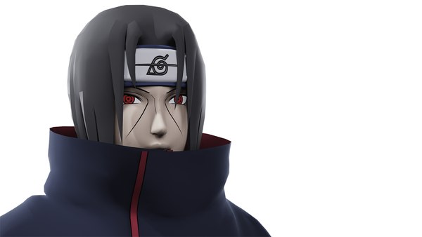 Itachi Uchiha Naruto Characters Low-poly 3D model Modelo 3D ...