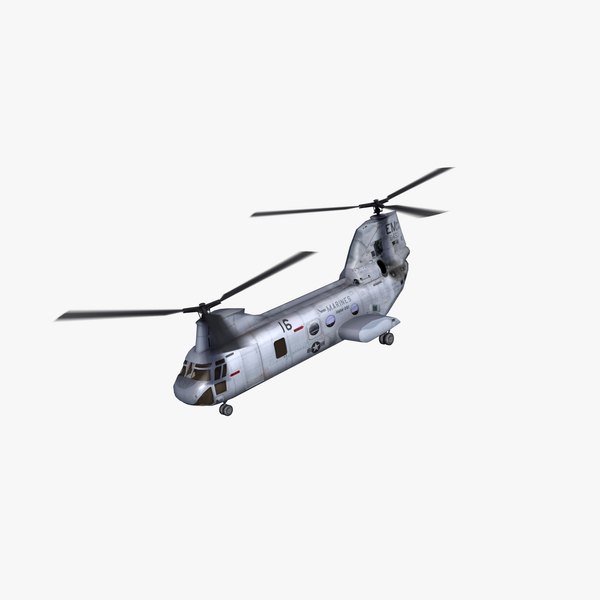Boeing Vertol CH-46 Sea Knight 3D Models for Download | TurboSquid