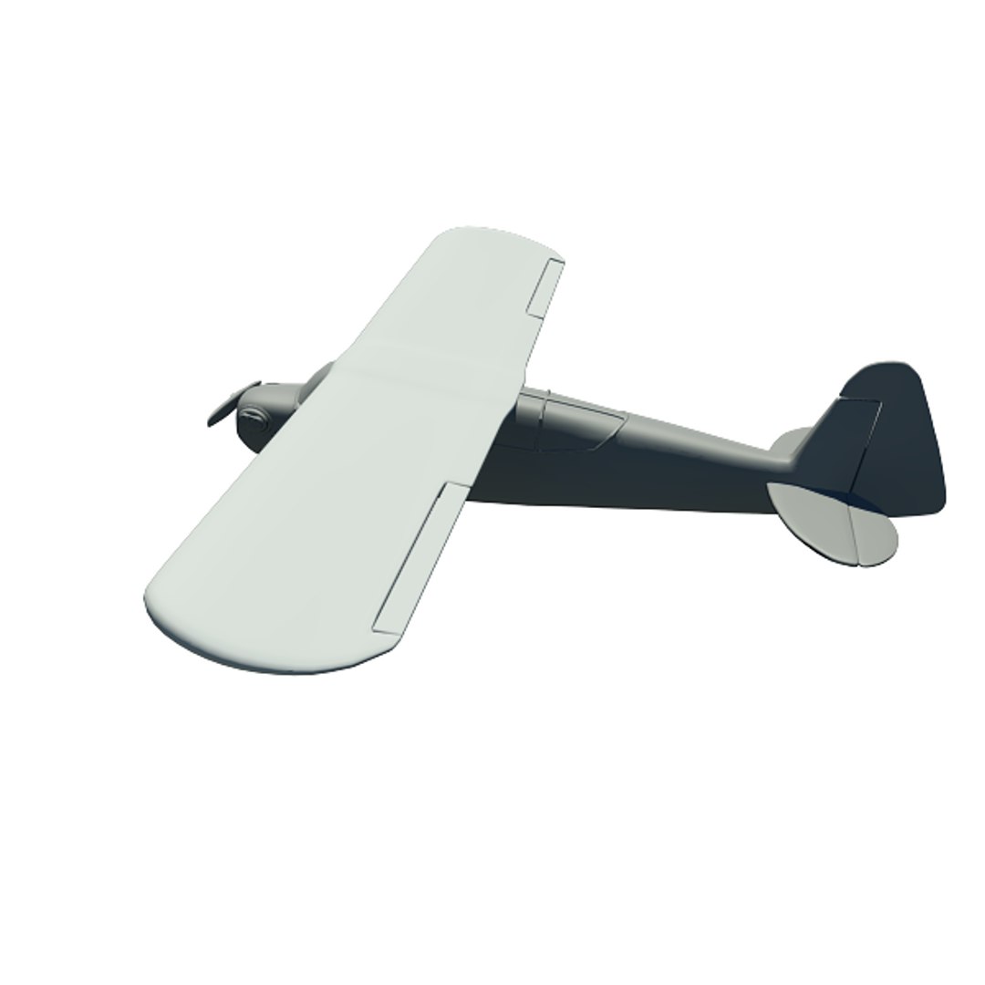 3d Piper Aircraft Model