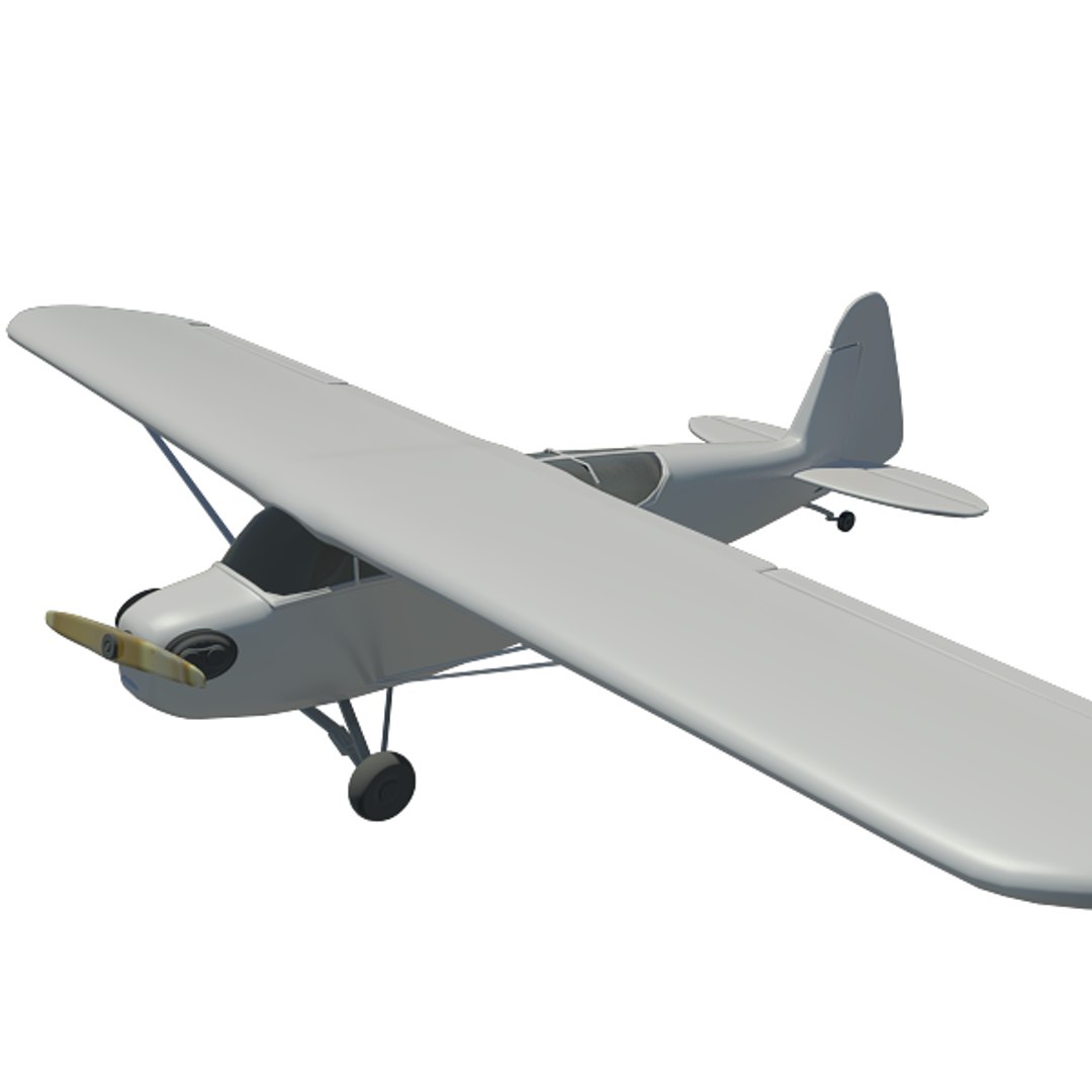 3d Piper Aircraft Model