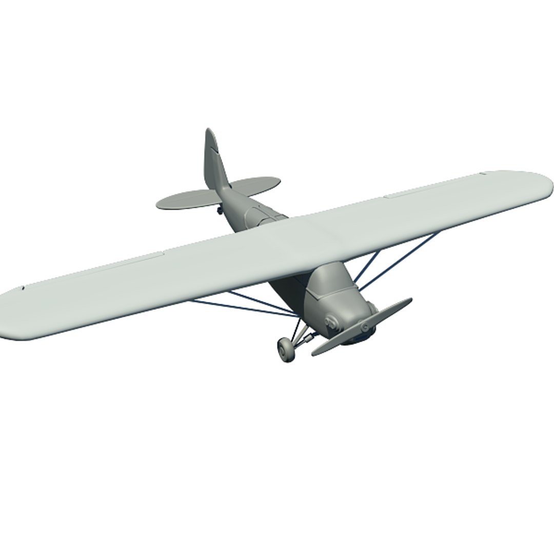 3d Piper Aircraft Model