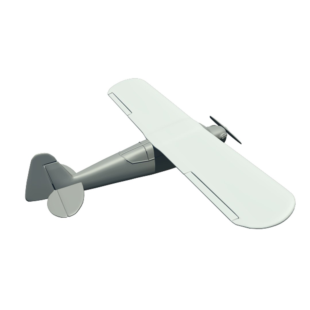3d Piper Aircraft Model