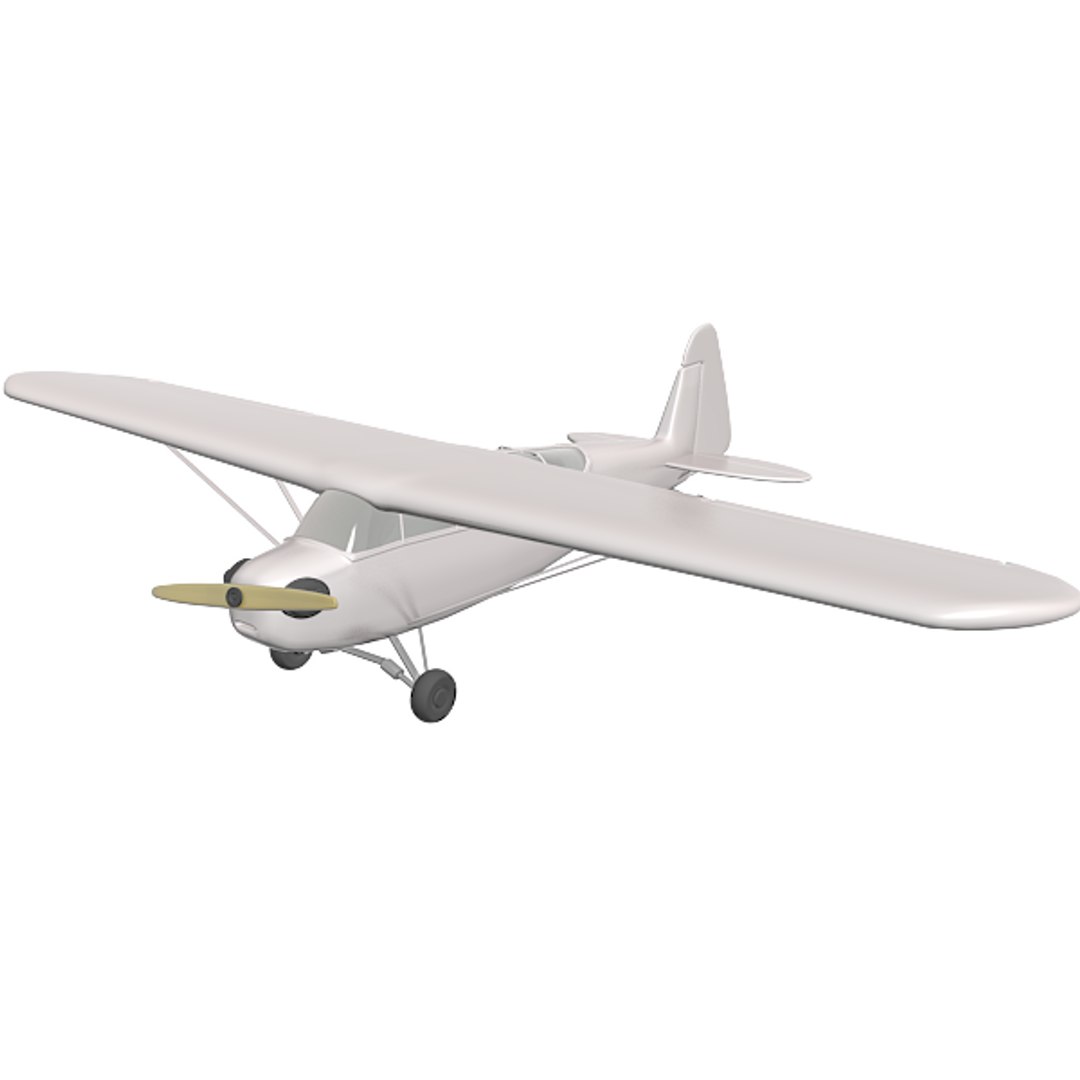 3d Piper Aircraft Model