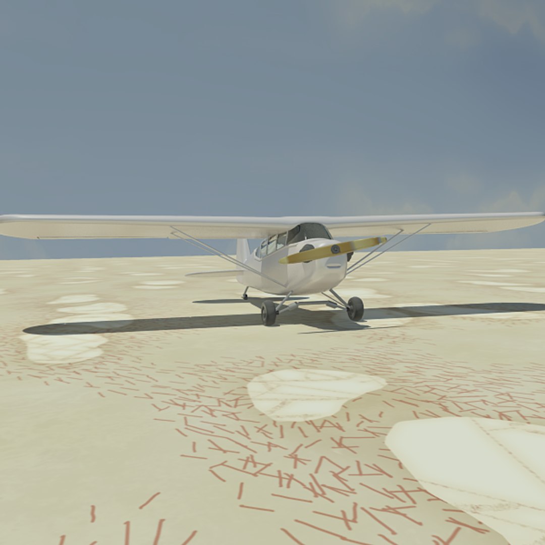 3d Piper Aircraft Model