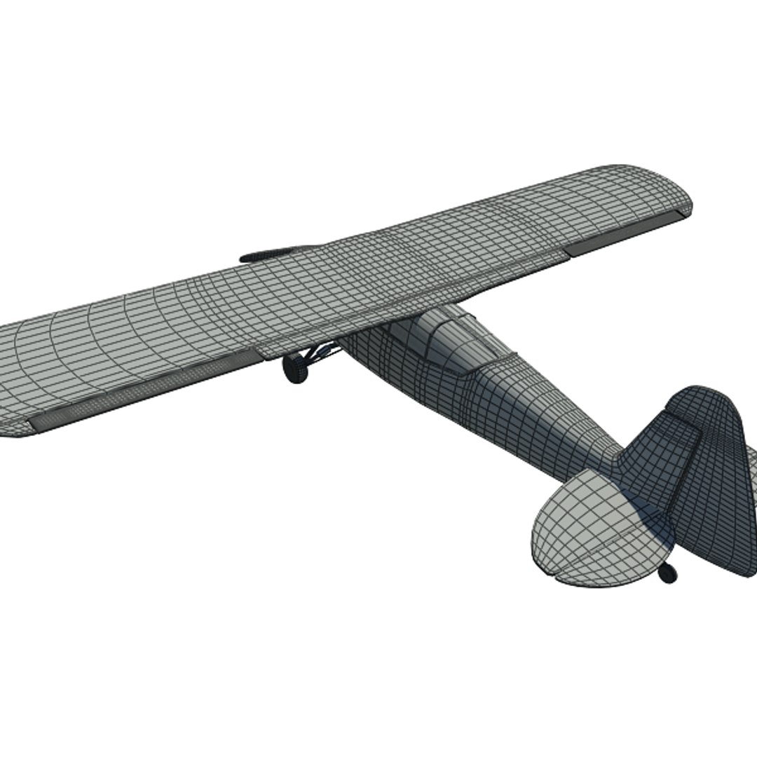 3d Piper Aircraft Model