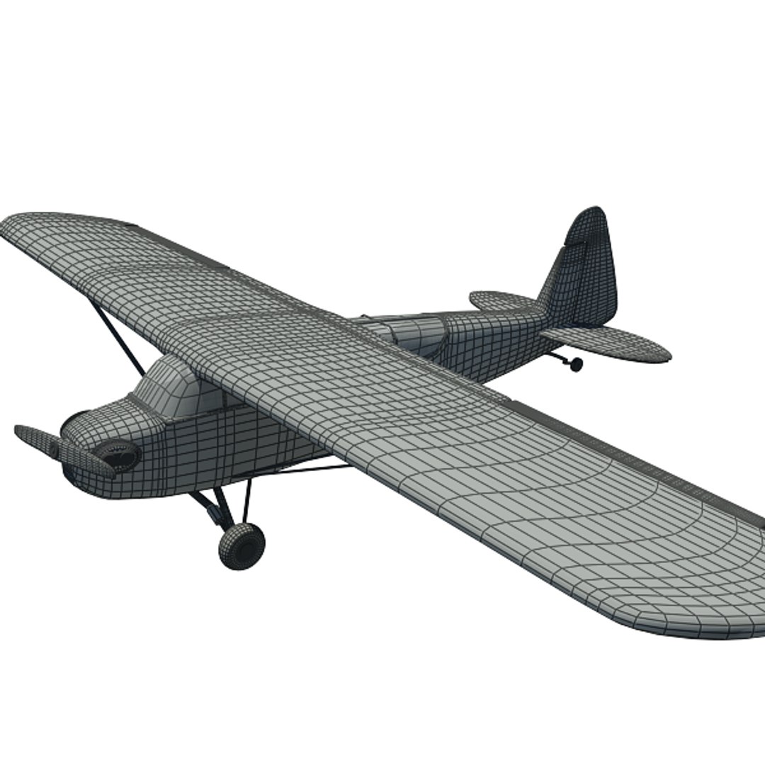 3d Piper Aircraft Model