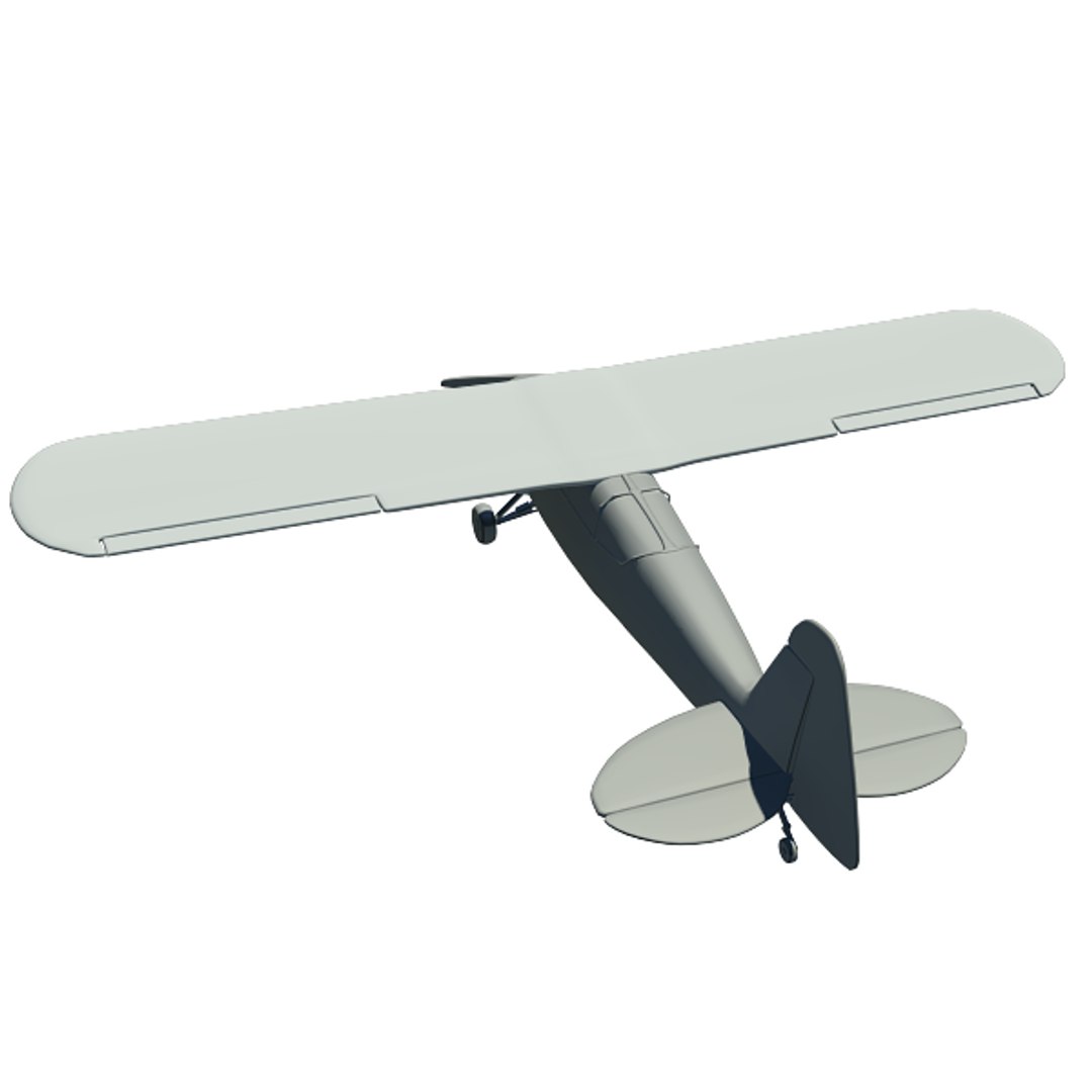 3d Piper Aircraft Model