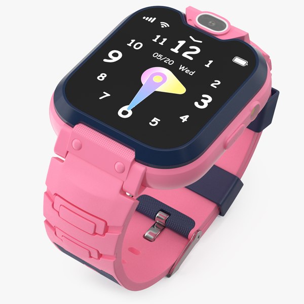modelo 3d Kids Smart Activity Watch Pink - TurboSquid 2080729