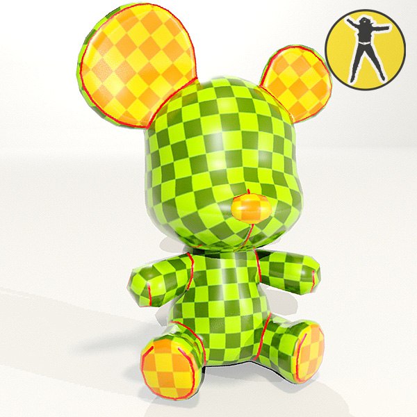 3d max vinyl toys adios ciao