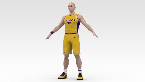 Basketball Player Yellow Player 01 3D model - TurboSquid 1771266
