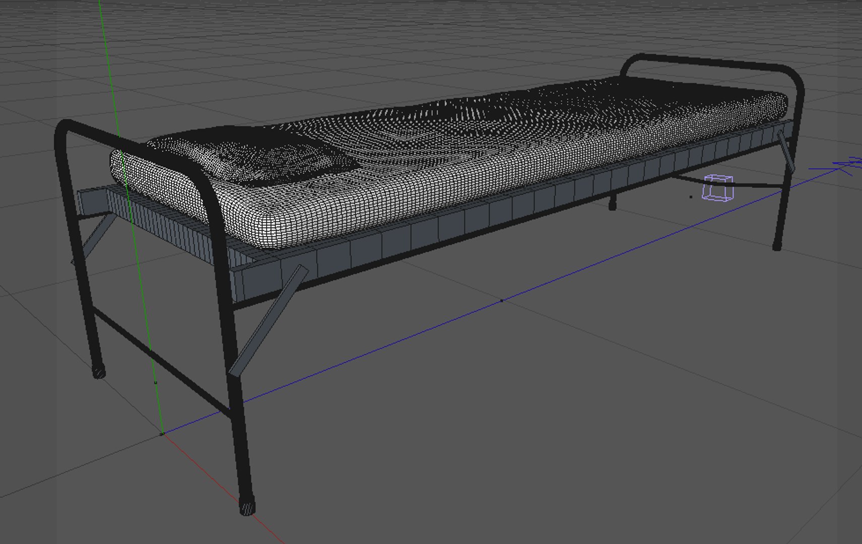 3d Bed Cot Model