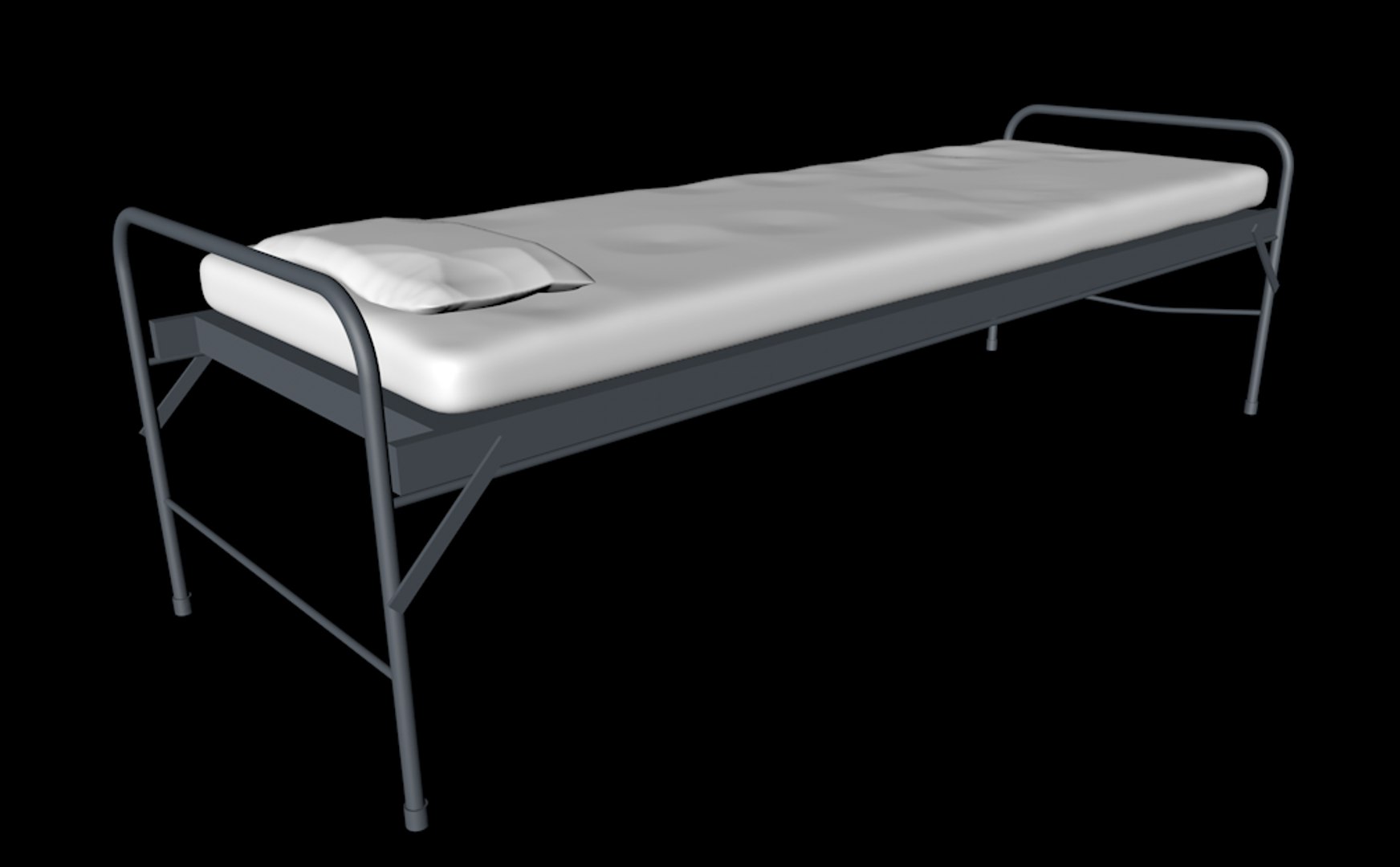 3d Bed Cot Model