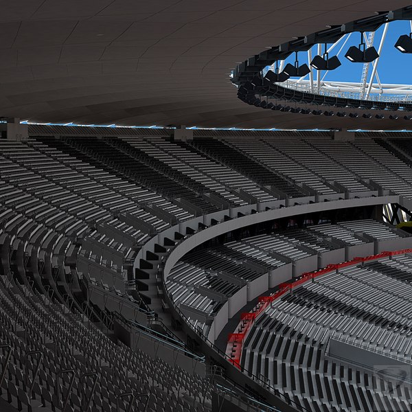 olympic stadium london 3d model