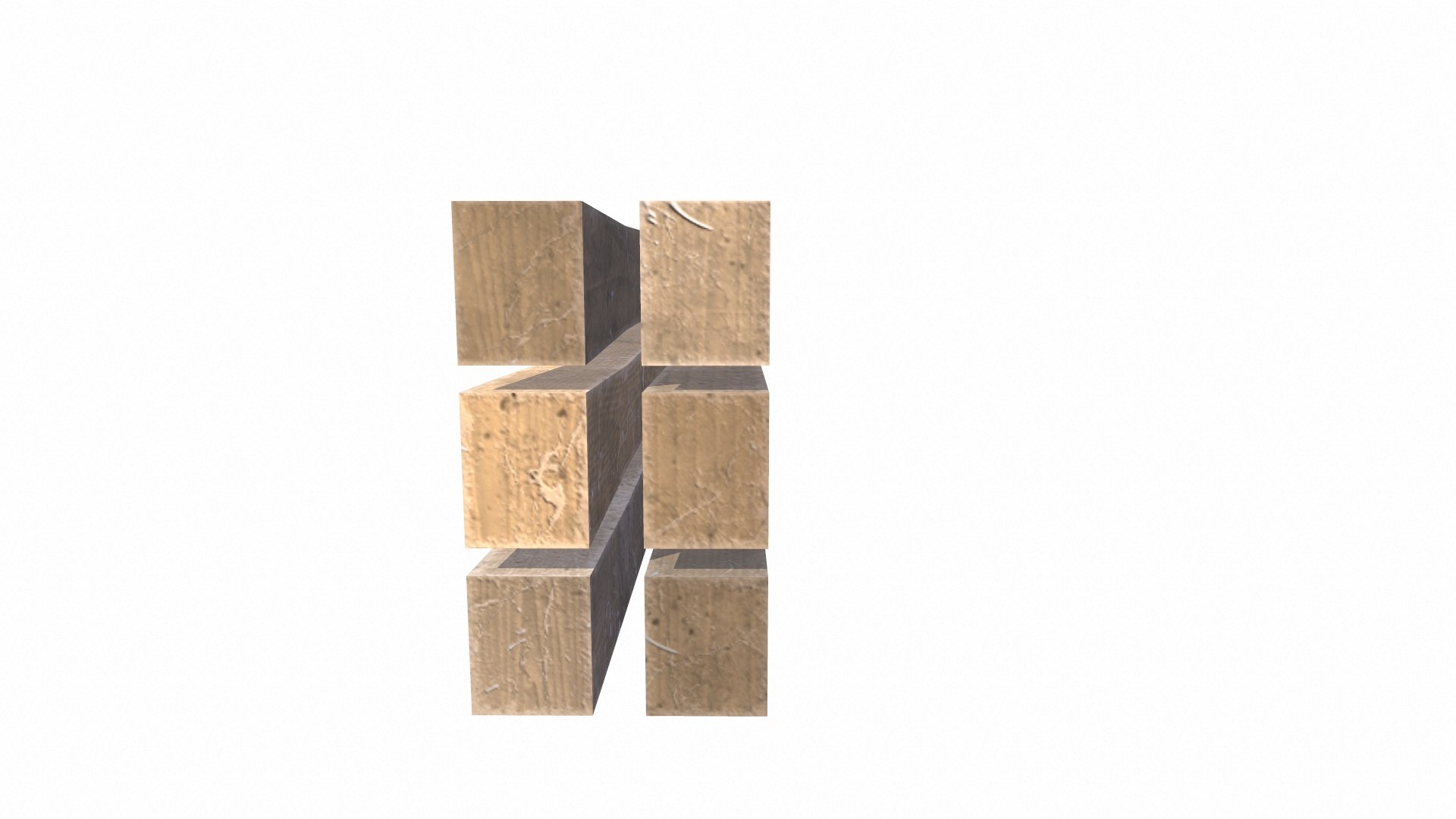 3D Wooden Stack - TurboSquid 2330650