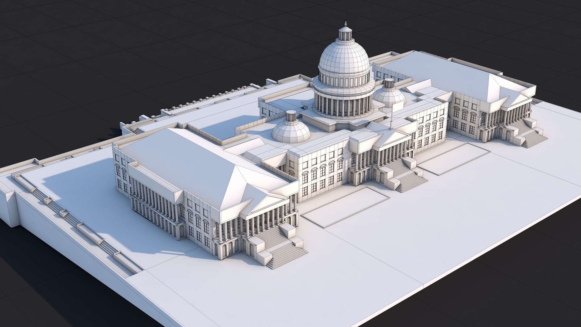 Landmark Capitol Hill 3D Model - TurboSquid 1559861