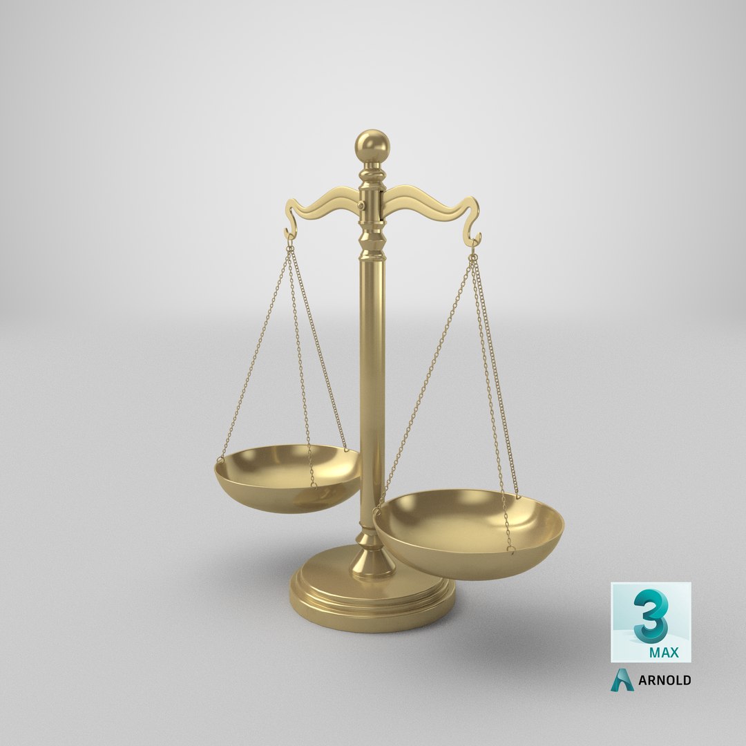 3D Model Balance Scale - TurboSquid 2149195