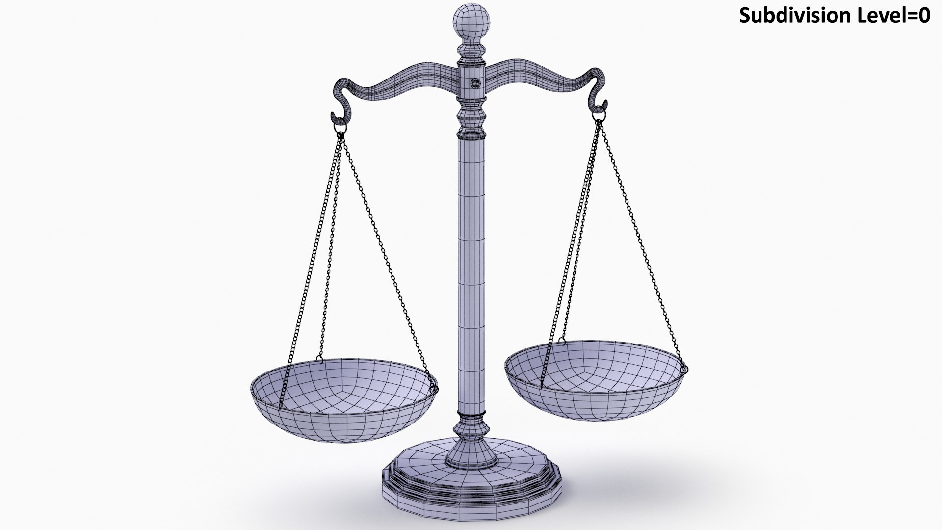 3D Model Balance Scale - TurboSquid 2149195